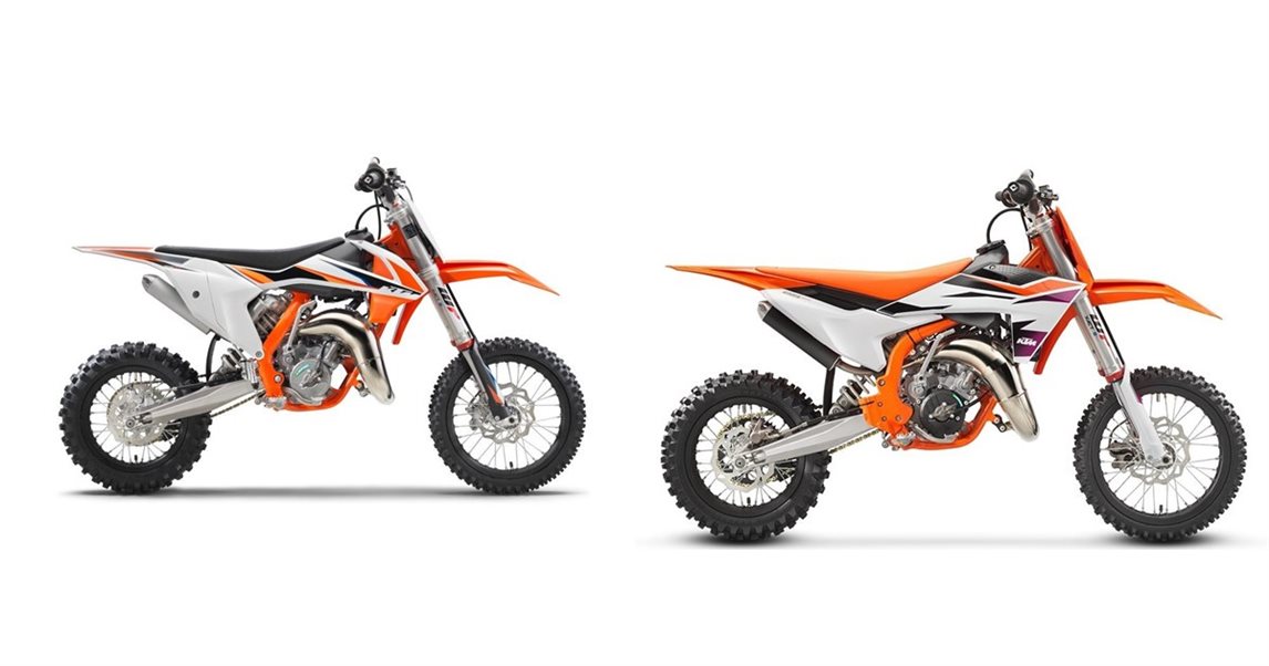KTM 65 SX 2022 vs KTM 65 SX 2025