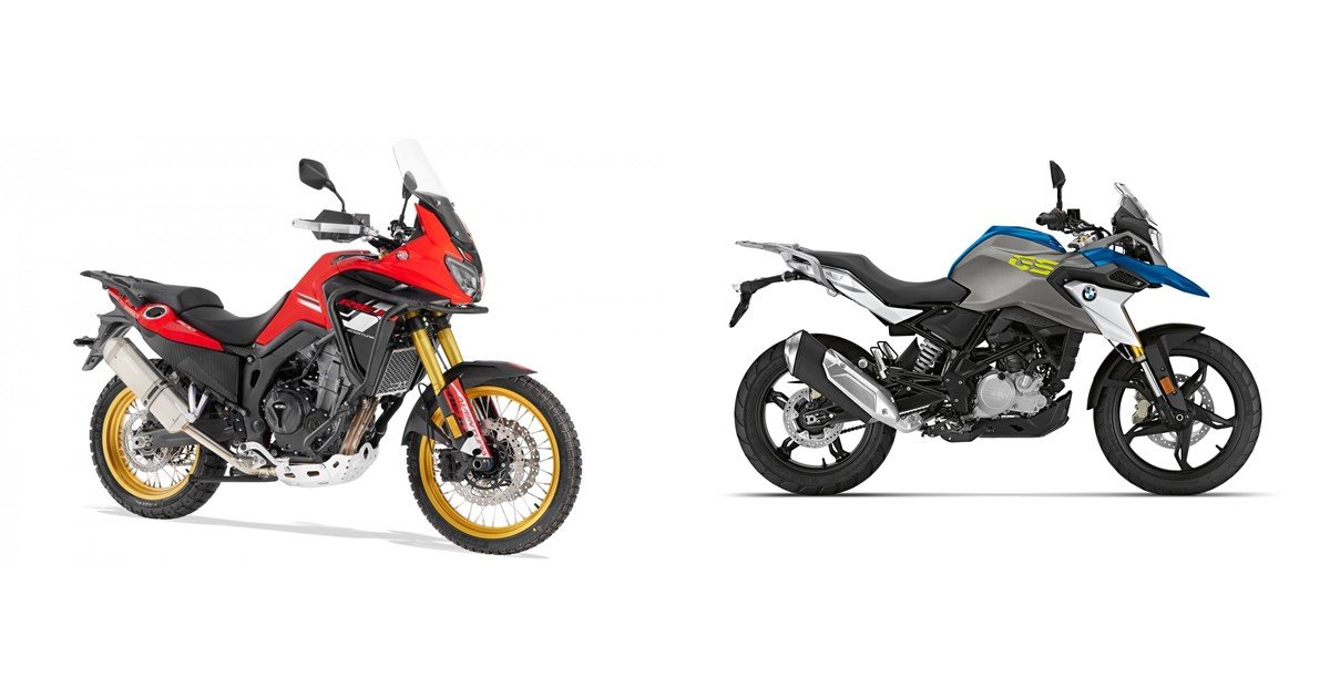 Motorrad Vergleich Rieju Aventura 500 2024 vs. BMW G 310 GS 2020