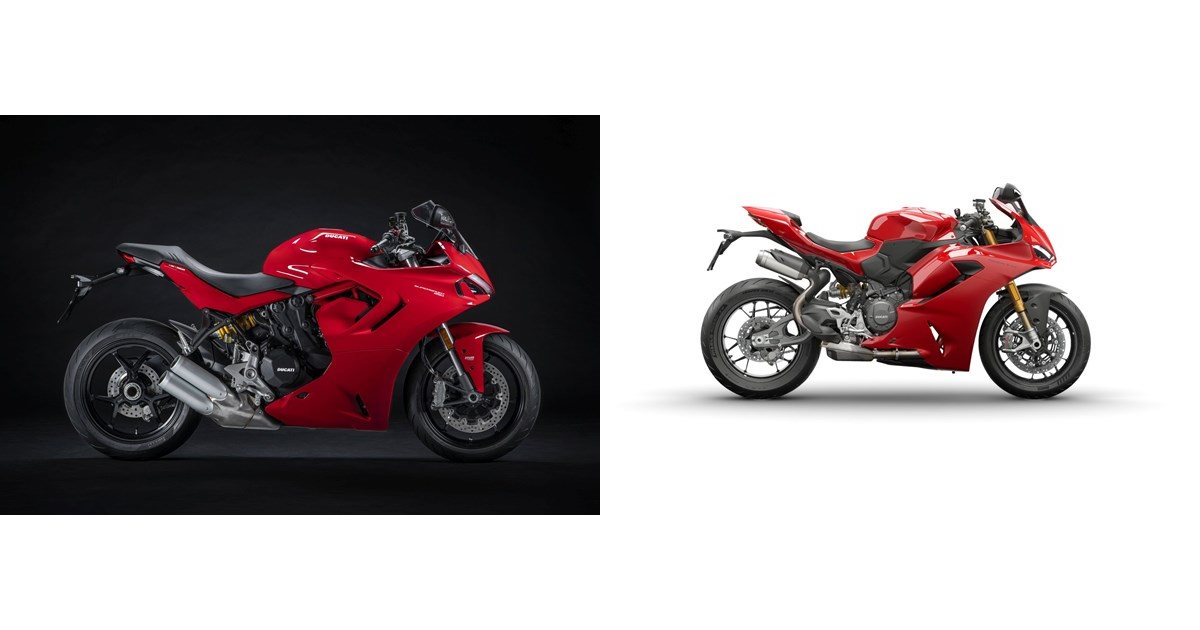 Ducati SuperSport 950 2021 vs Ducati Panigale V2 S 2025