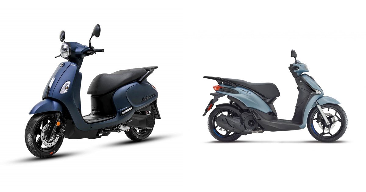 Motorrad Vergleich Sym Fiddle 125 E5 2024 vs. Piaggio Liberty 125 S 2025