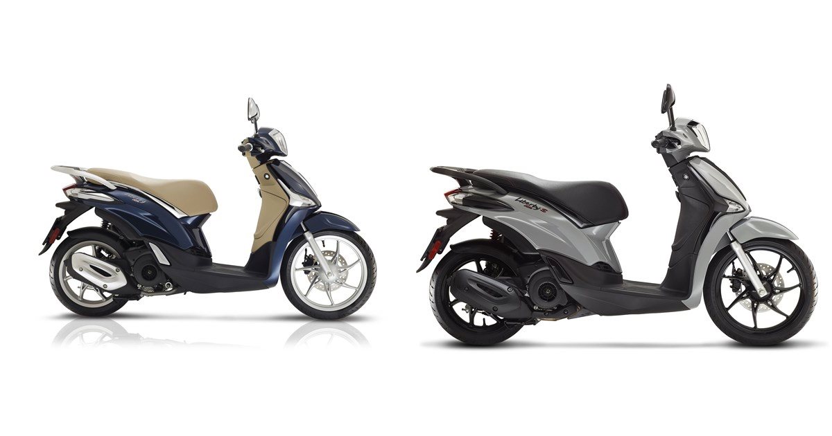 Motorrad Vergleich Piaggio Liberty 125 IGET 4t 3V 2020 vs. Piaggio Liberty 125 S 2024