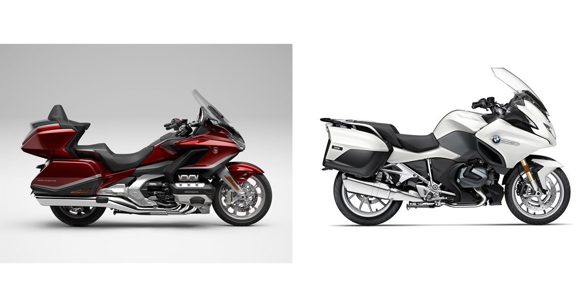 Honda GL 1800 Goldwing Tour DCT 2021 vs BMW R 1250 RT 2021