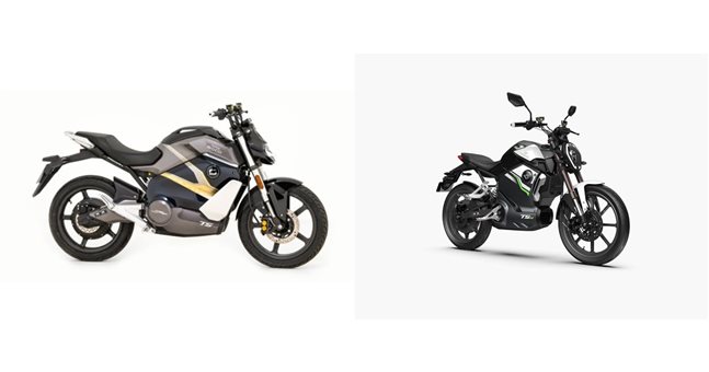 Motorrad Vergleich Super Soco TS Street Hunter 2023 vs. Super Soco TSX Eco 45 km/h 2025