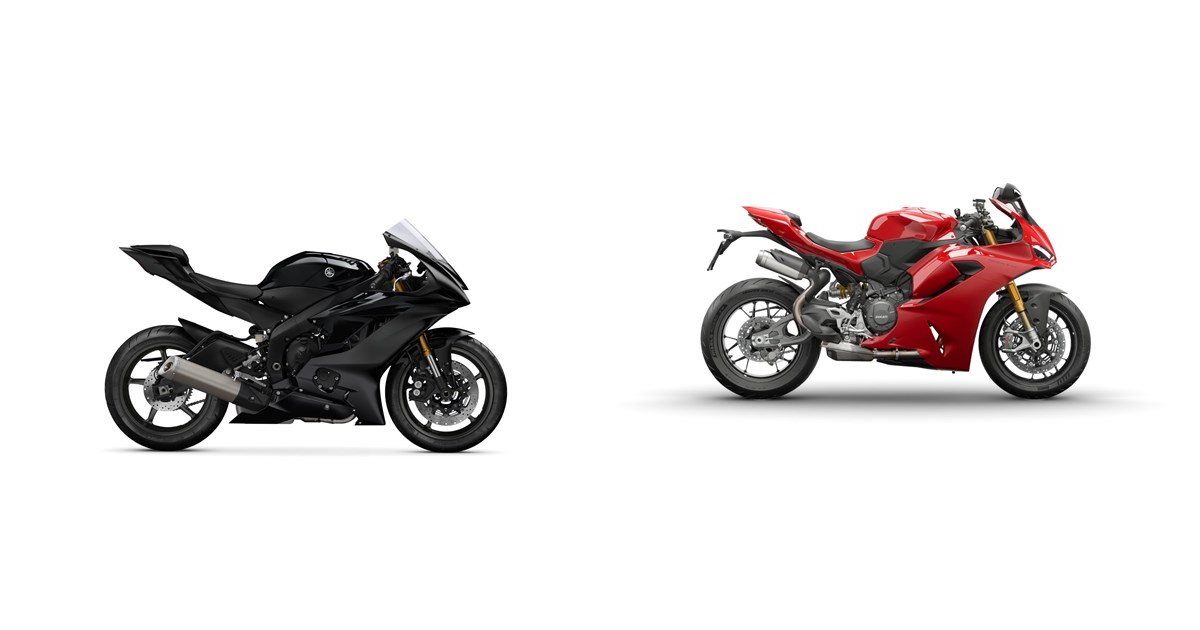 Yamaha R6 RACE 2025 vs Ducati Panigale V2 S 2025