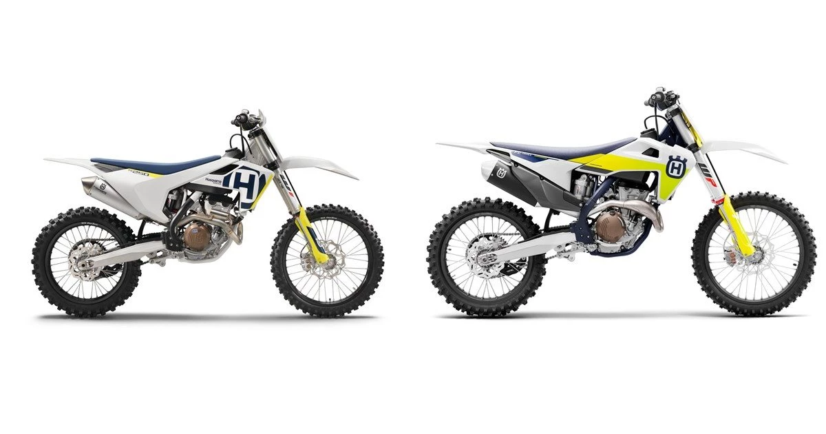 Motorrad Vergleich Husqvarna FC 250 2018 vs. Husqvarna FC 350 2021