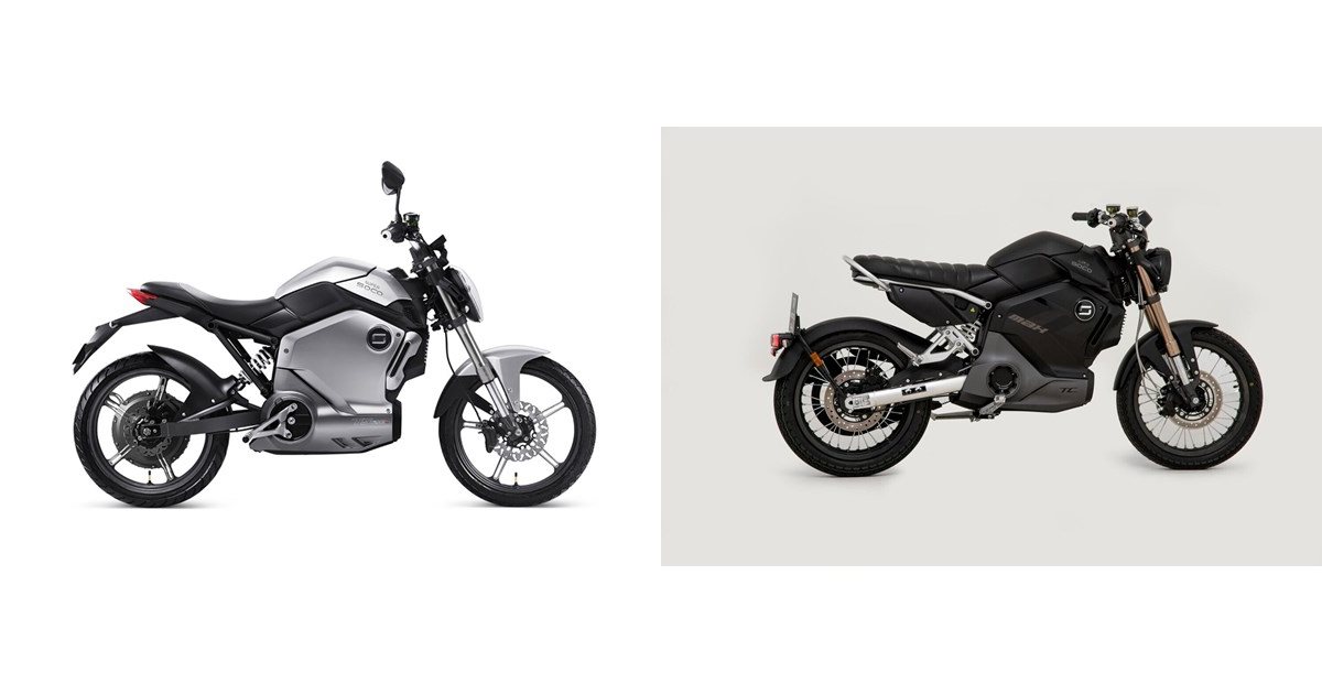 Motorrad Vergleich Super Soco TS1200R 2019 vs. Super Soco TC Max 95 km/h 2025