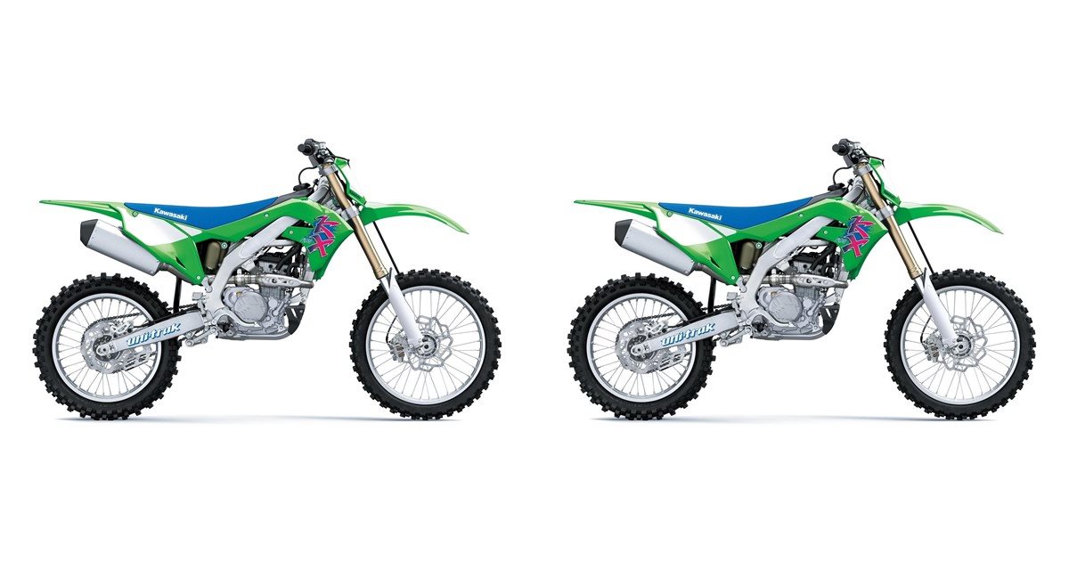 Kawasaki KX250 50th Anniversary Edition 2024 vs Kawasaki KX250 50th Anniversary Edition 2025