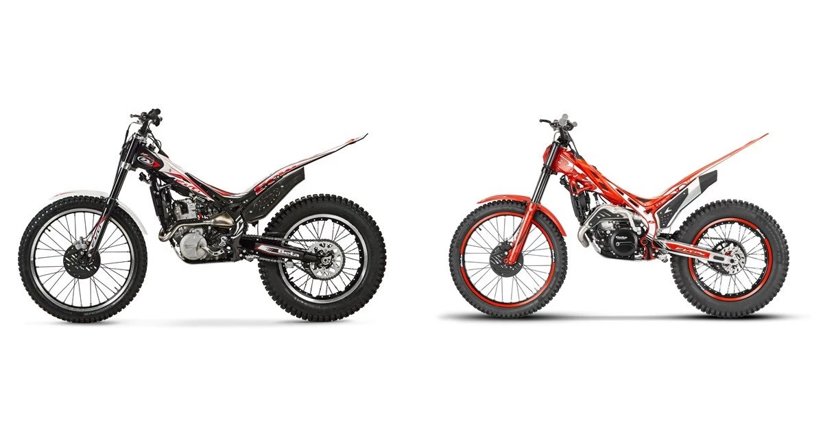 Motorrad Vergleich Beta Evo 300 4Takt 2014 vs. Beta Evo 300 2T SS 2023