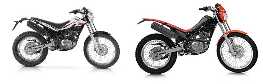 Motorrad Vergleich Beta Alp 125 2016 vs. Beta Alp 200 2009