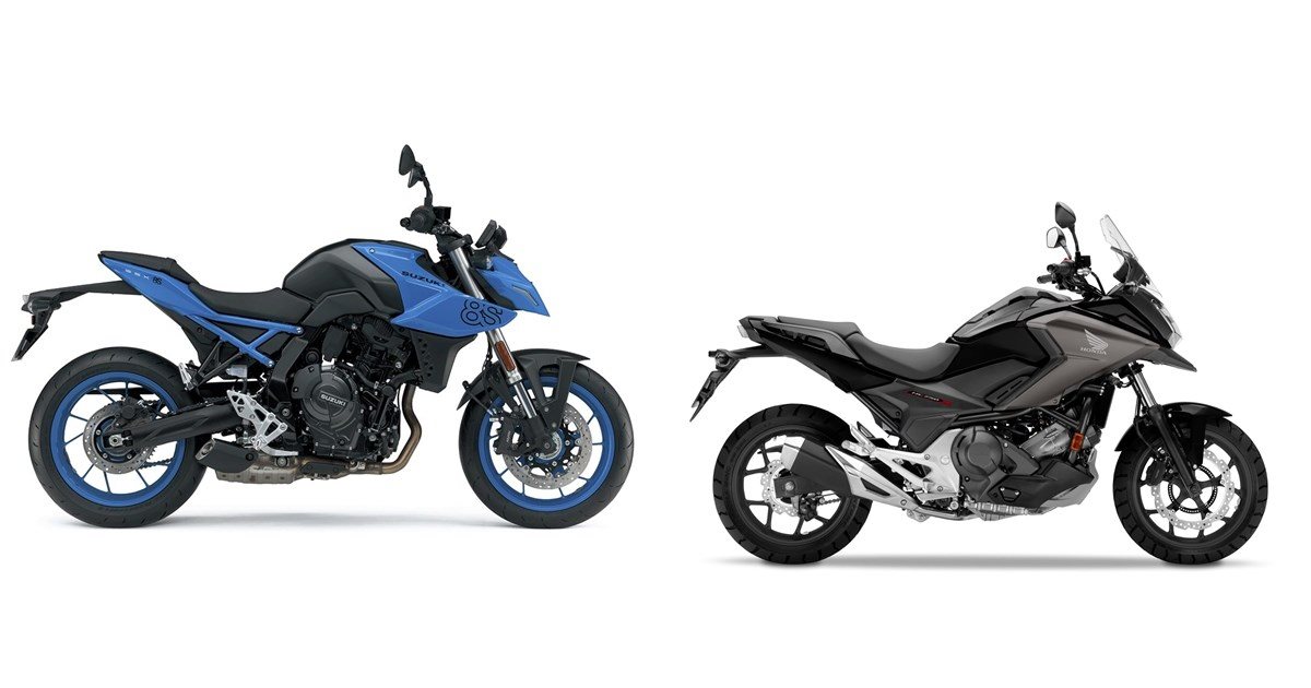 Suzuki GSX-8S 2024 vs Honda NC750X DCT 2020