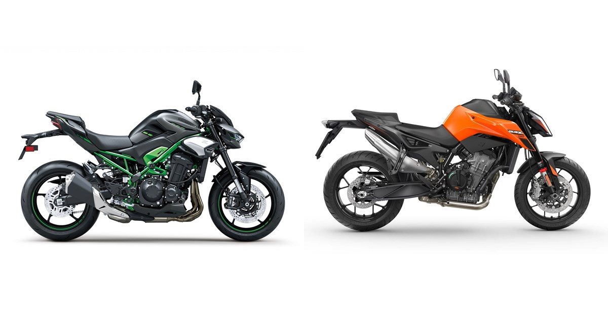Kawasaki Z900 2025 vs KTM 790 Duke 2025