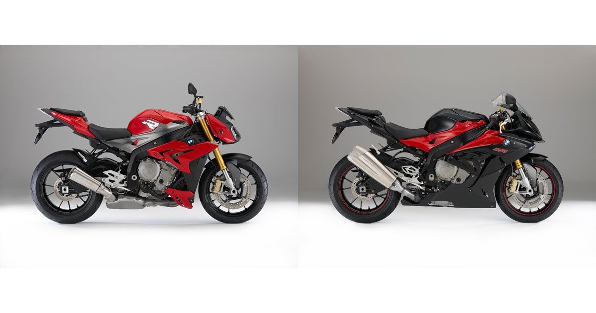 Motorrad Vergleich BMW S 1000 R 2014 vs. BMW S 1000 RR 2016