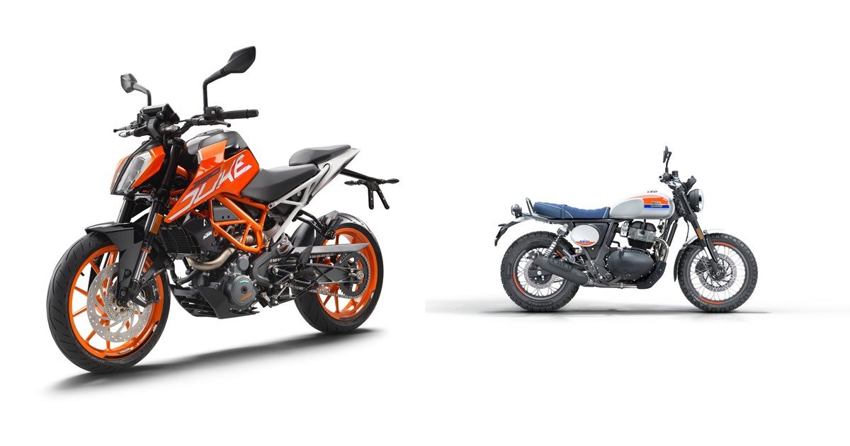 KTM 390 Duke 2017 vs Royal Enfield Bear 650 2025