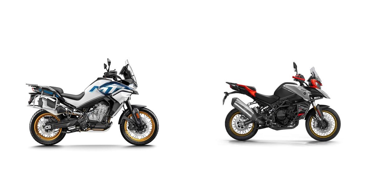 Comparaison des motos CFMOTO 800MT Explore 2025 VS. QJ Motor SRT 900 SX 2025