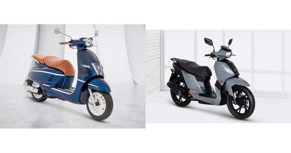 Motorrad Vergleich Peugeot Django 125 ABS 2024 vs. Peugeot Tweet 125 GT ...