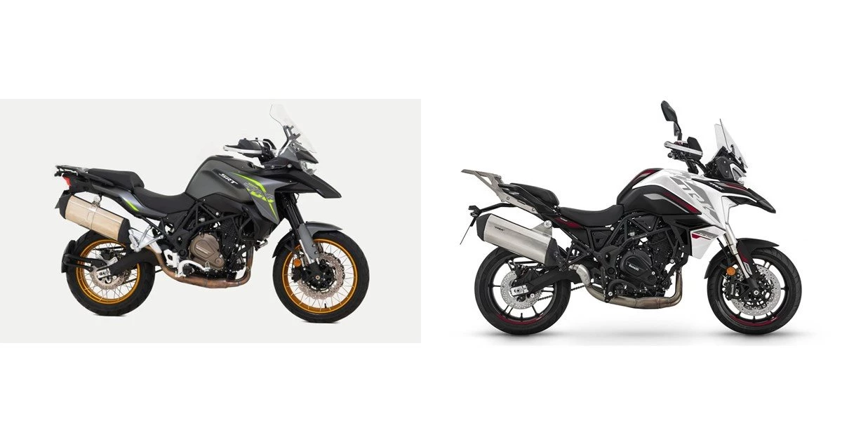 Motorrad Vergleich QJ Motor SRT 700 X 2024 vs. Benelli TRK 702 2024