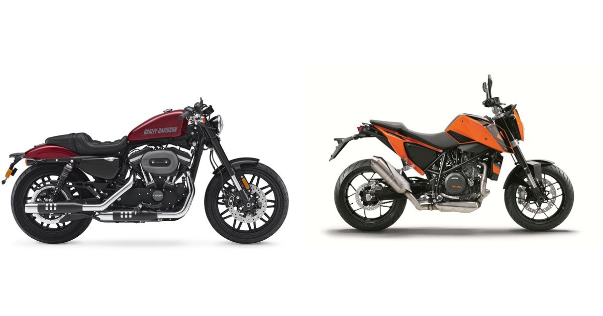 Motorrad Vergleich Harley-Davidson Sportster XL 1200CX Roadster 2017 vs ...