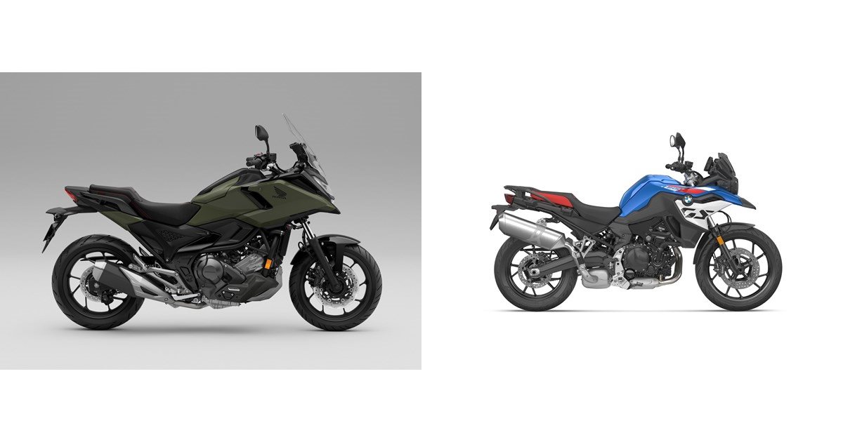 Motorrad Vergleich Honda NC750X DCT 2025 vs. BMW F 800 GS 2025
