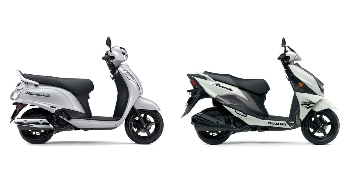 Motorrad Vergleich Suzuki Address 125 2024 vs. Suzuki Avenis 125 2023