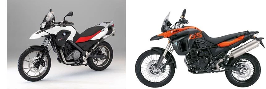 Motorrad Vergleich BMW G 650 GS 2011 vs. BMW F 800 GS 2010