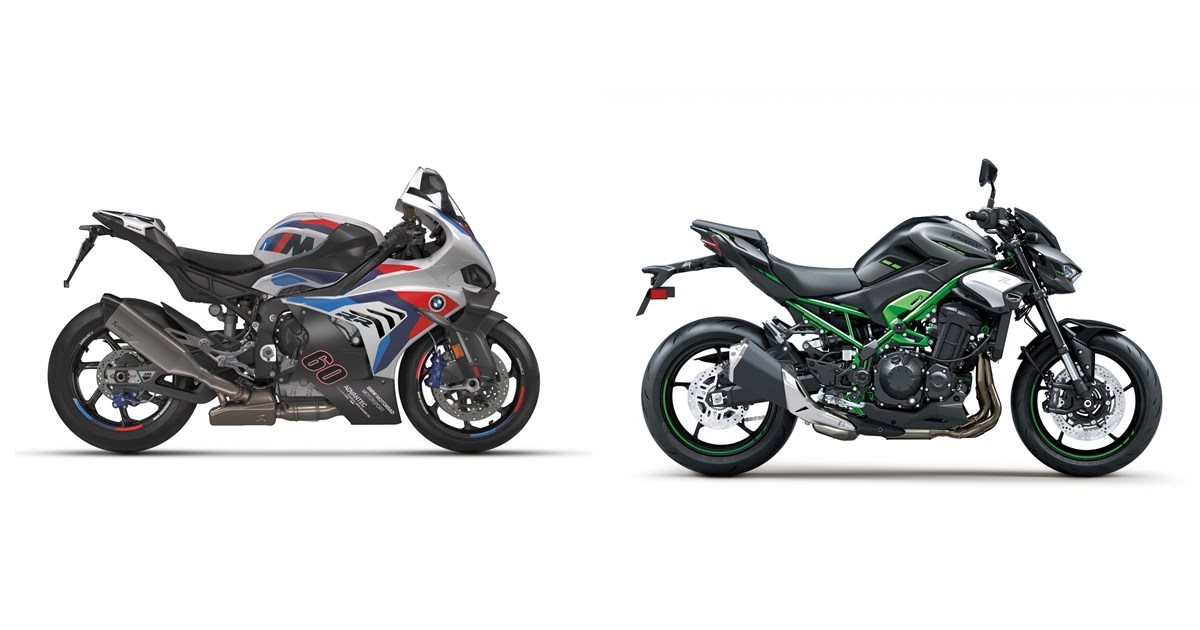 BMW M 1000 RR 2025 vs Kawasaki Z900 2025