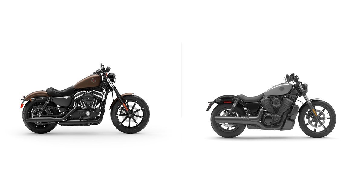 Motorrad Vergleich Harley-Davidson Sportster XL 883 N Iron 2020 vs ...