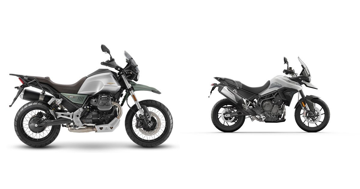 Moto Guzzi V85 TT Centenario 2022 vs Triumph Tiger 900 GT 2020
