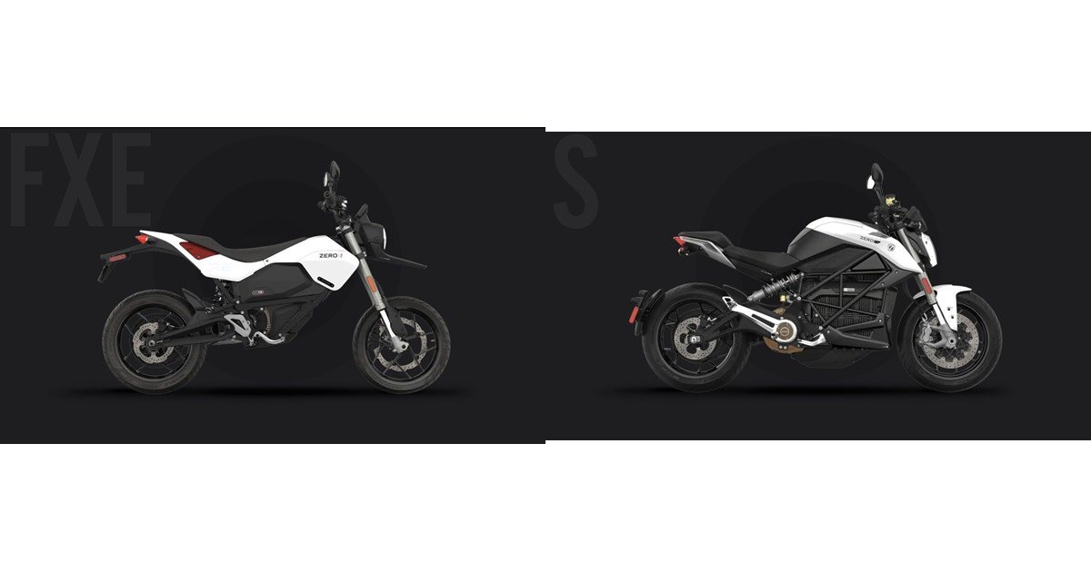 Motorrad Vergleich Zero FXE 2024 vs. Zero S 2024