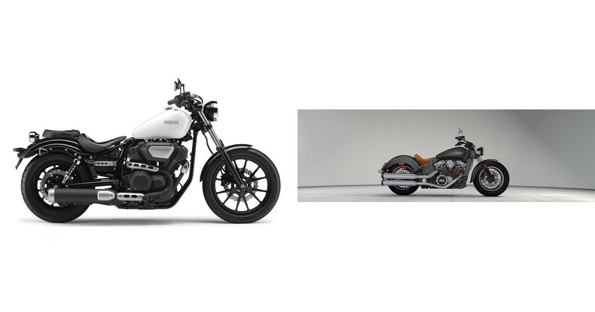 Motorrad Vergleich Yamaha XV 950 2015 vs. Indian Scout 2017