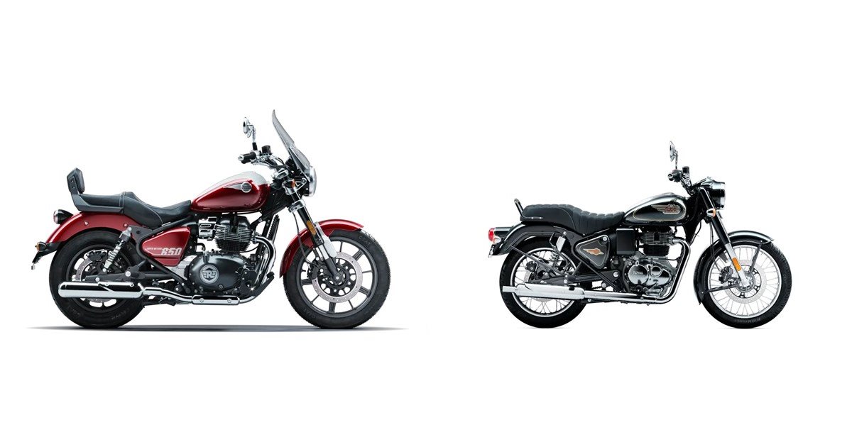 Royal Enfield Super Meteor 650 2024 vs Royal Enfield Bullet 350 2024