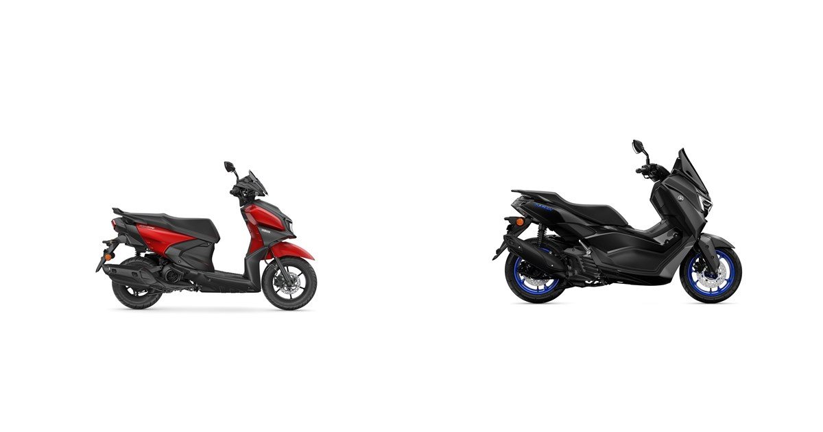 Motorrad Vergleich Yamaha RayZR 2024 vs. Yamaha NMAX 125 2025