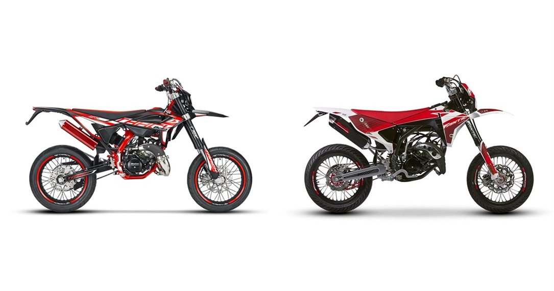 Beta RR Motard 2T 50 Track 2025 vs Fantic XM 50 Performance 2025