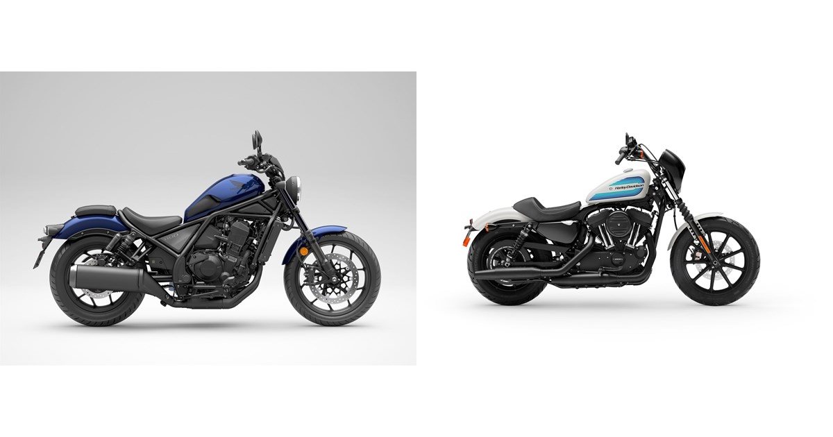 Honda CMX1100 Rebel DCT 2025 vs Harley-Davidson Sportster XL 1200NS ...