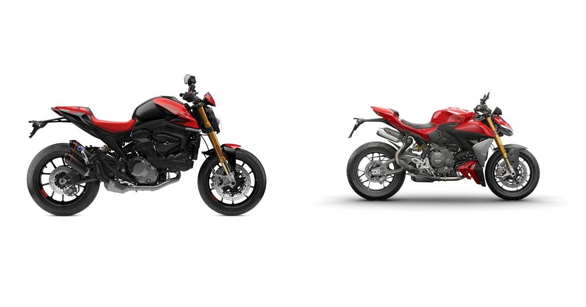 Ducati Monster SP 2025 vs Ducati Streetfighter V2 S 2025