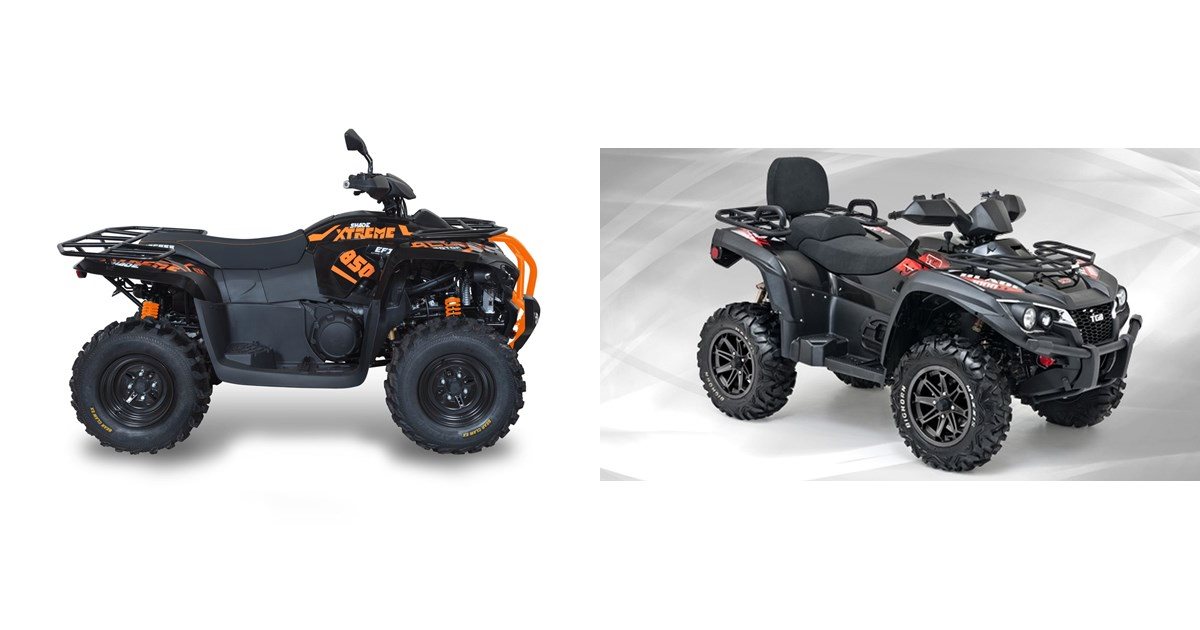 Motorrad Vergleich Access Shade Xtreme 850 LV 2020 vs. TGB Blade 1000 ...