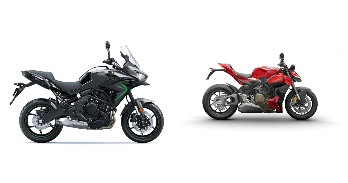 Kawasaki Versys 650 2025 vs Ducati Streetfighter V4 2025
