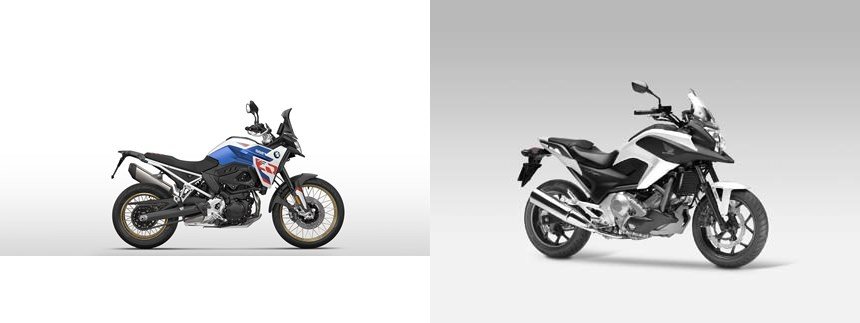 Motorrad Vergleich BMW F 900 GS 2025 vs. Honda NC700X 2012