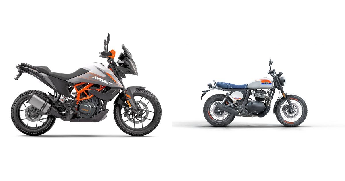 KTM 390 Adventure 2024 vs Royal Enfield Bear 650 2025