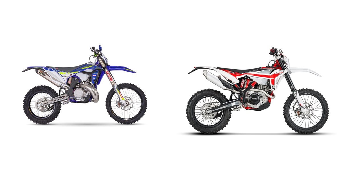 Motorrad Vergleich Sherco 300 SE Factory 2023 vs. Beta RR 350 4T 2020