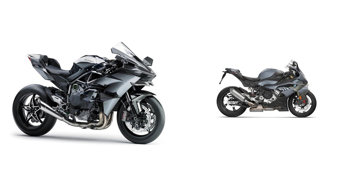 Motorrad Vergleich Kawasaki Ninja H2R 2018 vs. BMW S 1000 RR 2025