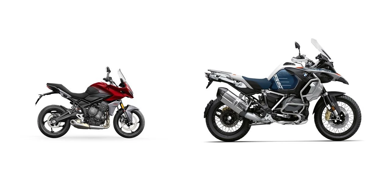 Motorrad Vergleich Triumph Tiger Sport 660 2022 vs. BMW R 1250 GS ...