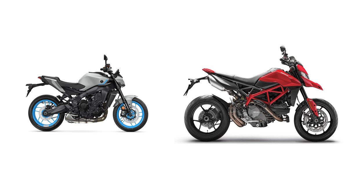 Yamaha MT-09 2025 vs Ducati Hypermotard 950 2025