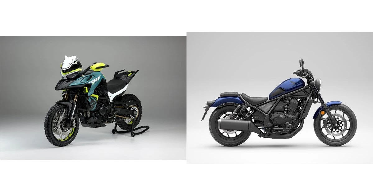 Benelli TRK 902 Xplorer 2025 vs Honda CMX1100 Rebel 2025