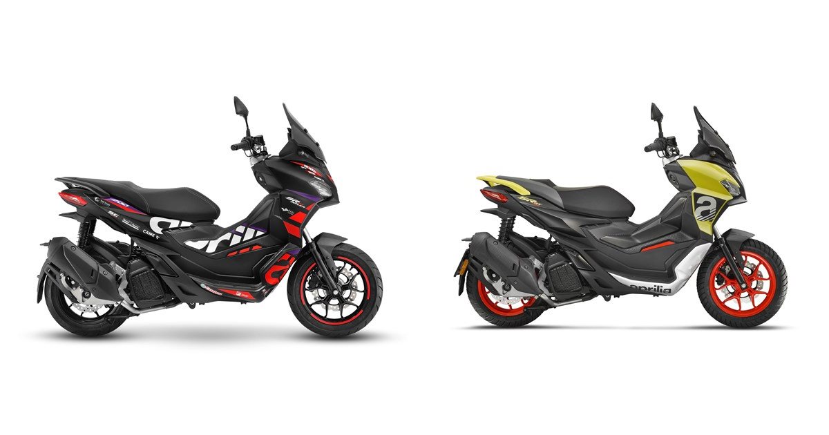 Motorrad Vergleich Aprilia SR GT Replica 125 2025 vs. Aprilia SR GT ...