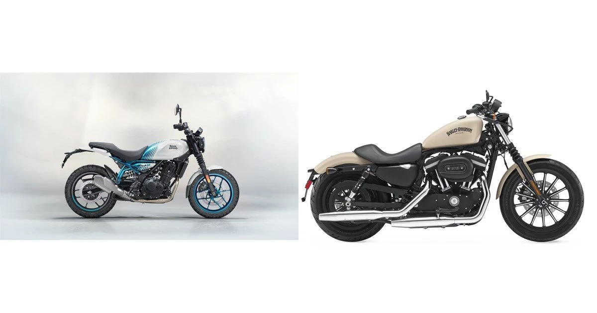 Motorrad Vergleich Royal Enfield Guerrilla 450 2025 vs. Harley-Davidson ...