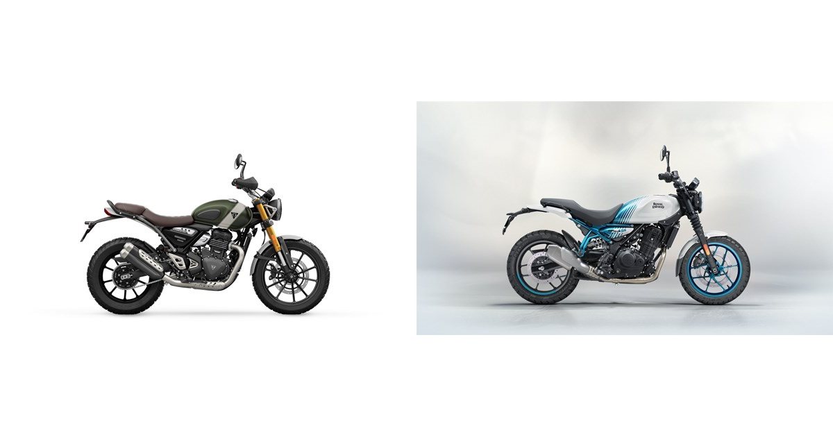 Triumph Scrambler 400 X 2025 vs Royal Enfield Guerrilla 450 2025