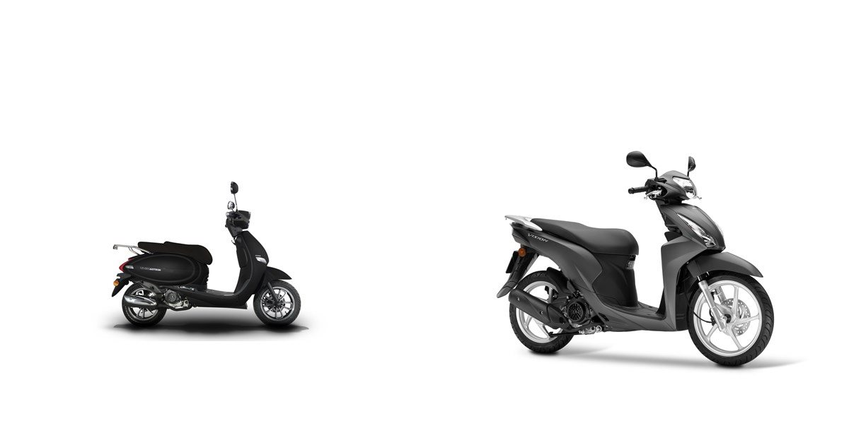 Motorrad Vergleich Motron Ideo 125 2021 vs. Honda NSC Vision 110 2017
