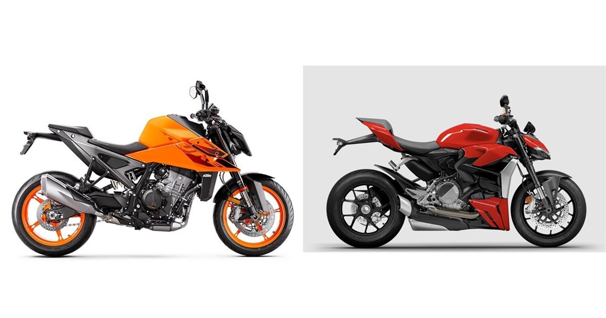 KTM 990 Duke 2025 vs Ducati Streetfighter V2 2024