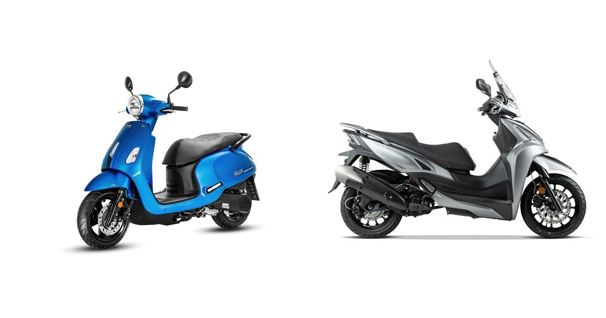 Sym Fiddle 125 ABS E5 2020 vs Kymco Agility 300i ABS 2025