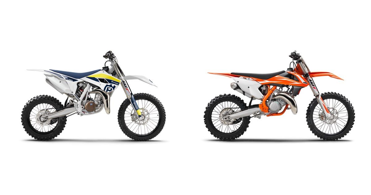 Motorrad Vergleich Husqvarna TC 85 2017 vs. KTM 125 SX 2018